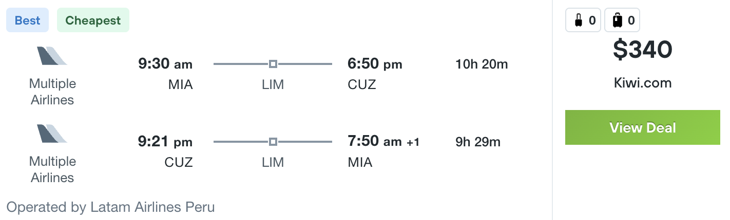 Cusco, Peru Flights in the $300s—See Machu Picchu! 🦙 ⛰ | TravelPirates
