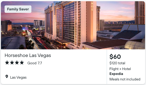 Affordable Las Vegas Vacation Package from $60 | Travelpirates