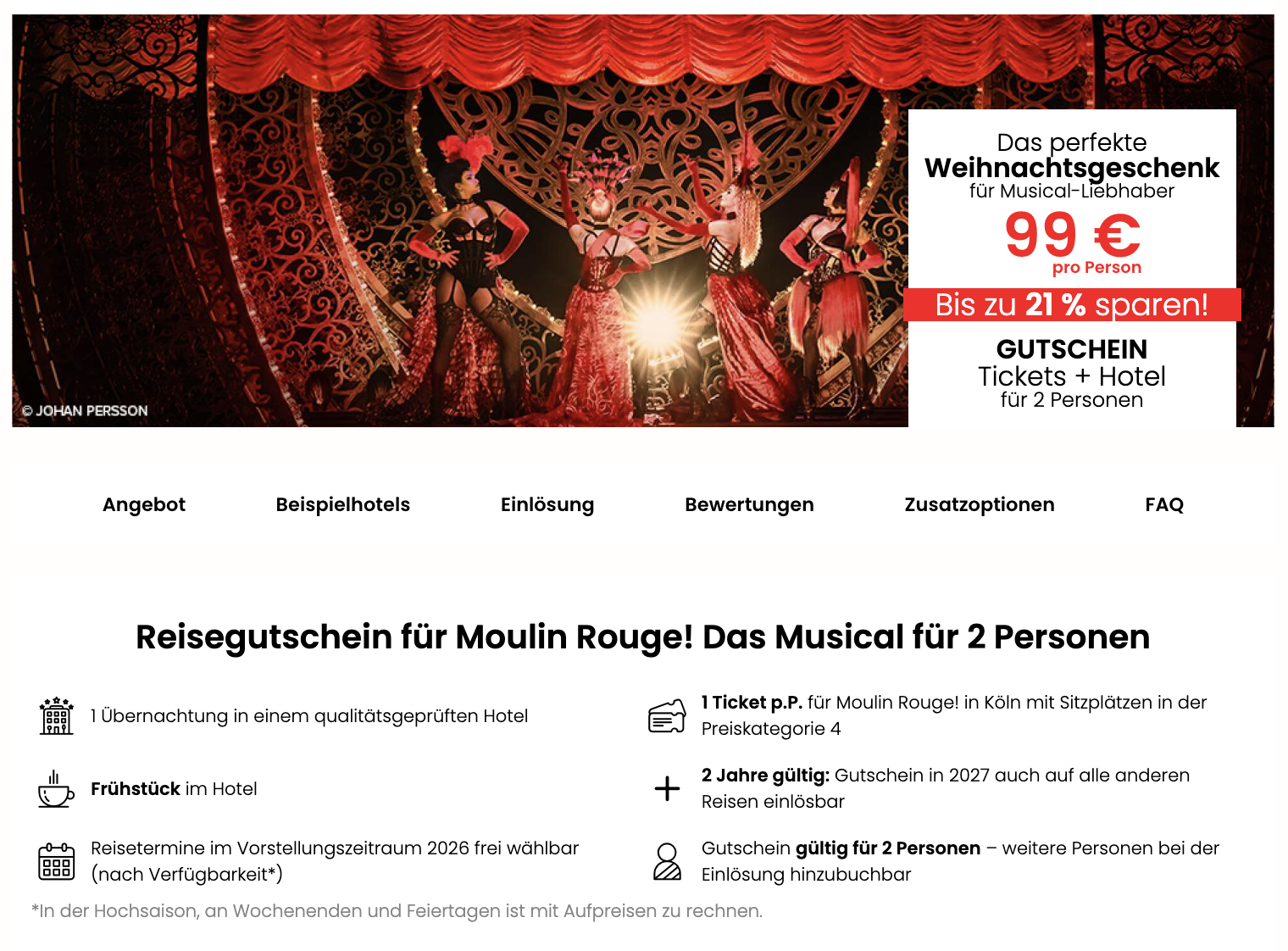 Moulin Rouge Koln Rabattcode