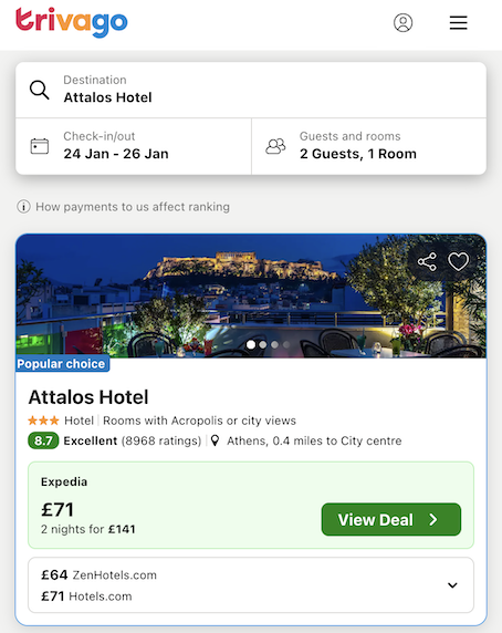 A weekend in Athens at that price⁉️ 😮🇬🇷