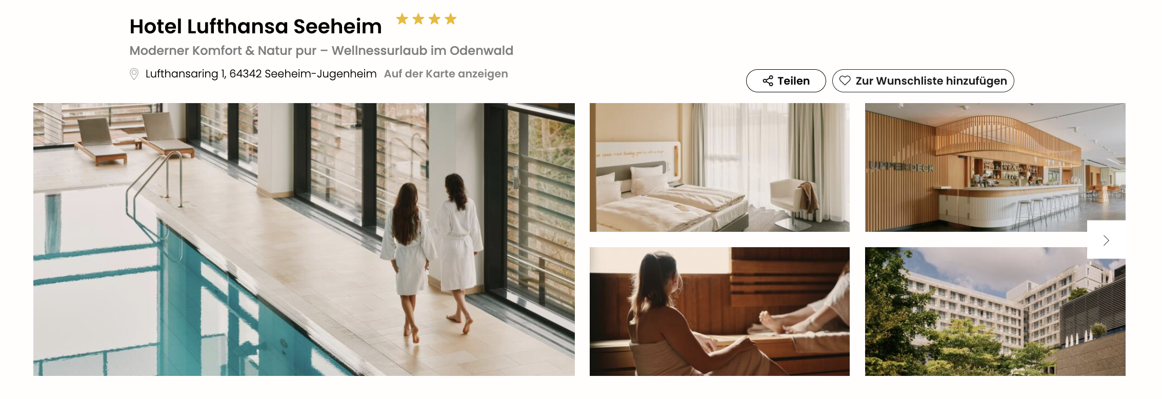 Hotel Lufthansa Seeheim | Kurzurlaub