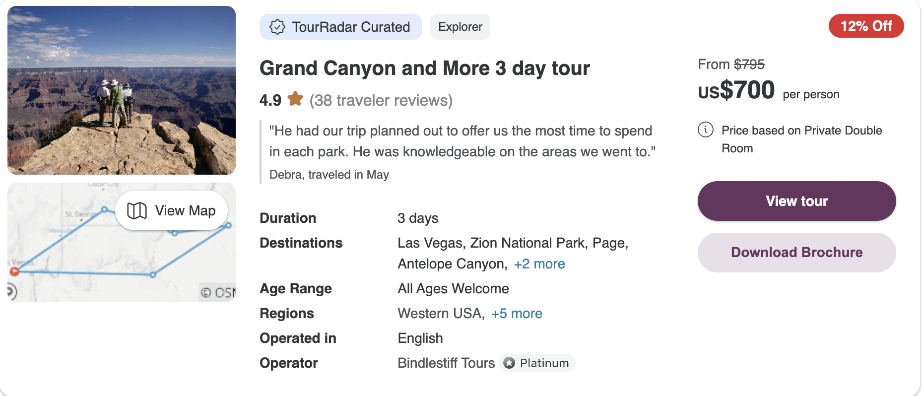 Grand Canyon, Zion & Monument Valley in 3 Days | Travelpirates