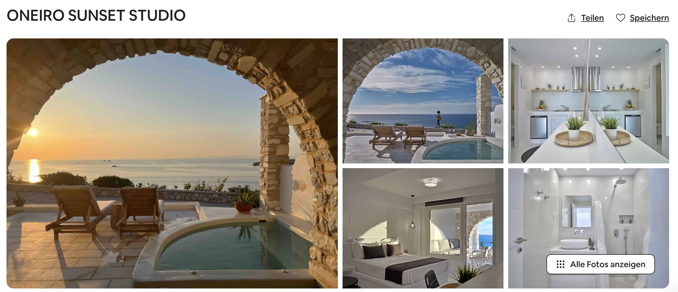 Oneiro Sunset Studio, Paros | Ferien in Griechenland